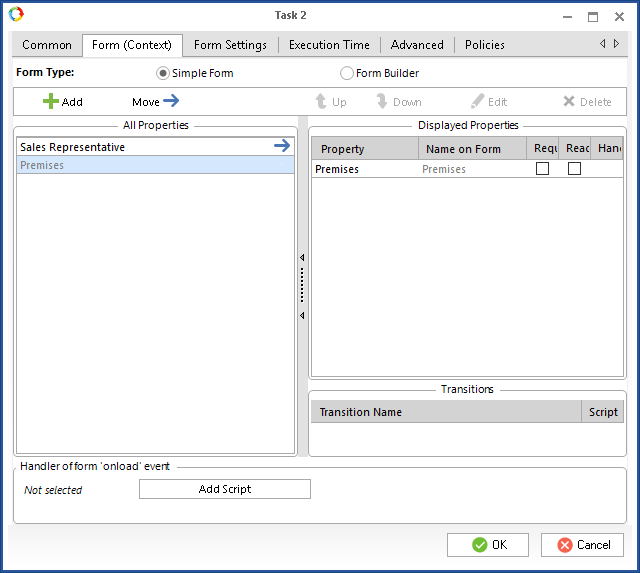 Examples of scripts for conditions on gateway transitions